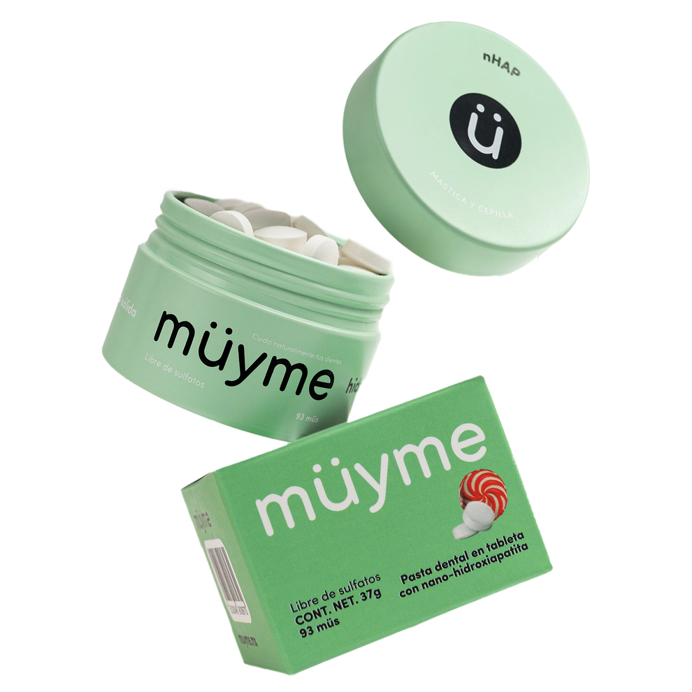 Pasta Dental en Tabletas con Nano-Hidroxiapatita | Lata – muyme